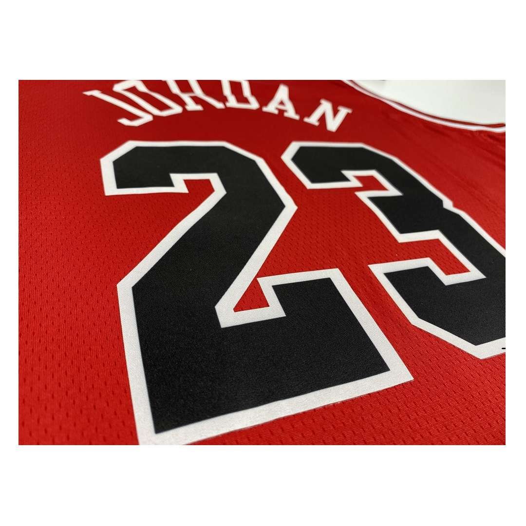 Nike NBA Bulls Michael-Jordan No' 23 Hot-Pressed Jersey Red Color | DSO ...