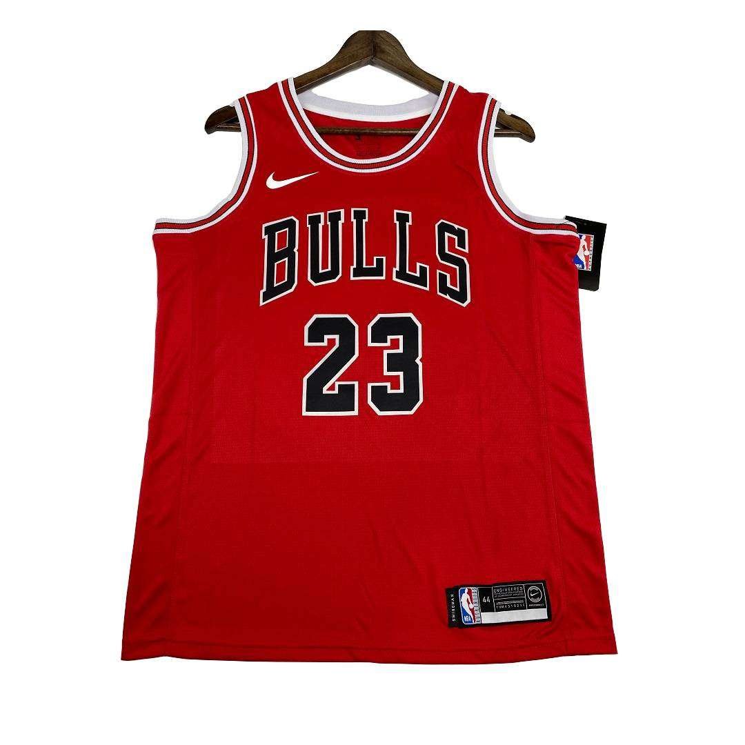Nike NBA Bulls Michael-Jordan No' 23 Hot-Pressed Jersey Red Color | DSO ...