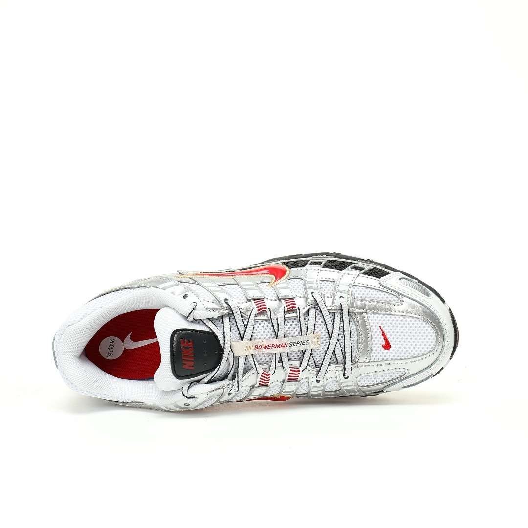 Nike P-6000 Premium Metallic Silver Red Red – DSO Sport