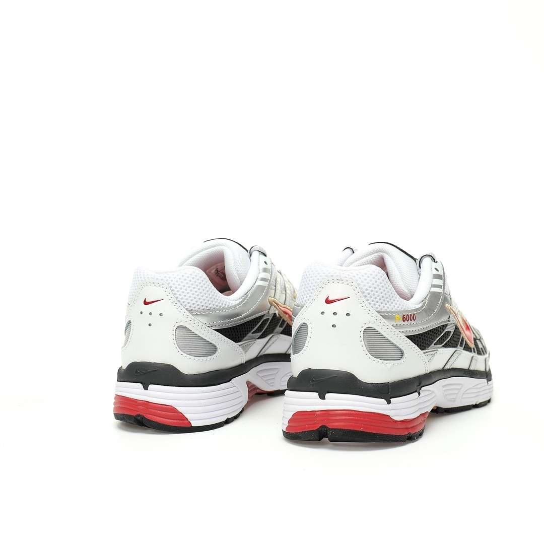 Nike P-6000 Premium Metallic Silver Red Red – DSO Sport